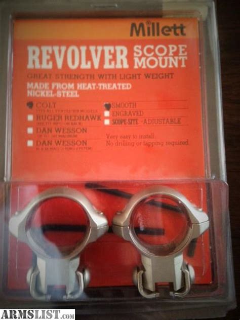 ARMSLIST For Sale Trade Colt Python Anaconda Stainless Scope Mounts