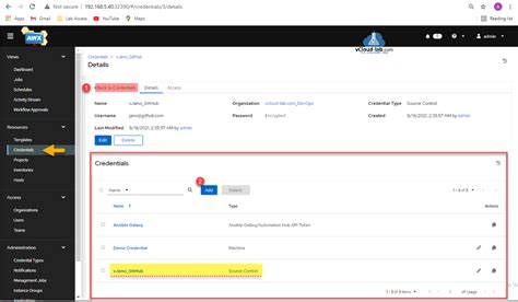 Step By Step Guide To Configure First Project Job Template On Ansible