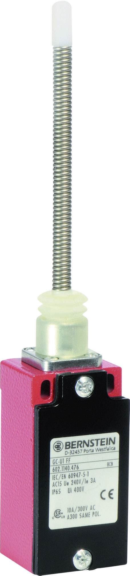 Bernstein 6021140476 Gc U1 Ff Endschalter 240 Vac 10 A Federstab