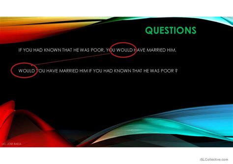 THIRD CONDITIONAL English ESL Powerpoints