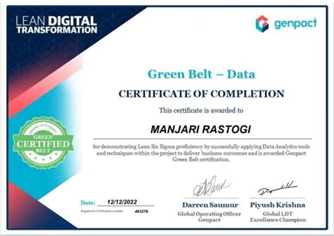 Manjari Rastogi On Linkedin Greenbeltsixsigma Dataanalytics