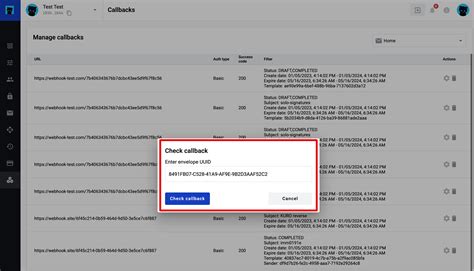 Callbacks Whitedoc Documentation