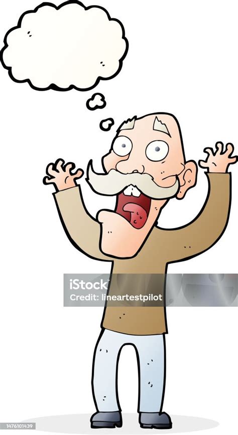 말풍선이 있는 올드맨 도출함 A 놀라움 만화 캐릭터 겁먹은에 대한 스톡 벡터 아트 및 기타 이미지 겁먹은 귀여운 그라데이션 Istock