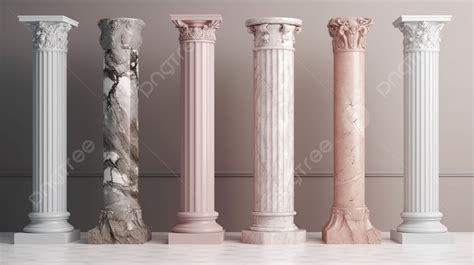 고대 대리석 기둥을 보여주는 창의적인 3d 렌더링 목업 기둥 기둥 로마 기둥 그리스 기둥 배경 일러스트 및 사진 무료 다운로드 Pngtree