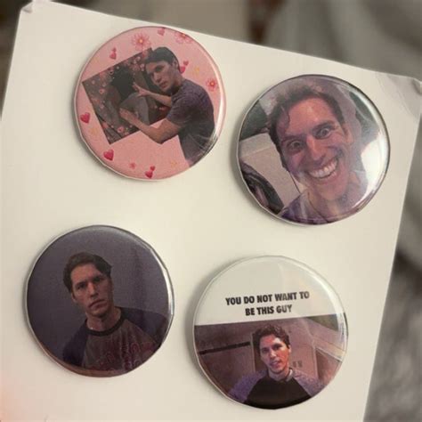 Jerma985 Jerma Twitch Streamer Bisexual Flag Meme Pins Bi Rights Set Of
