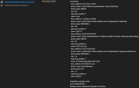 Get Specific Value From Attribute Configuration Home Assistant