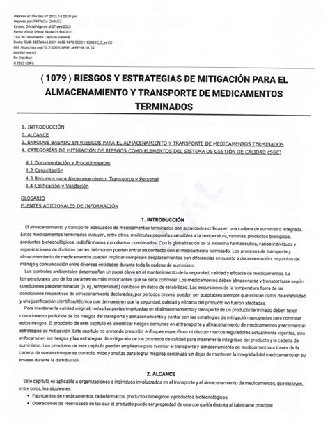 1079 Riesgos Y Estrategias De Mitigación Para Almacenamiento Y