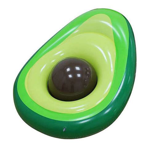 Avocado Swimming Circle Adult Thickened Floating D Grandado