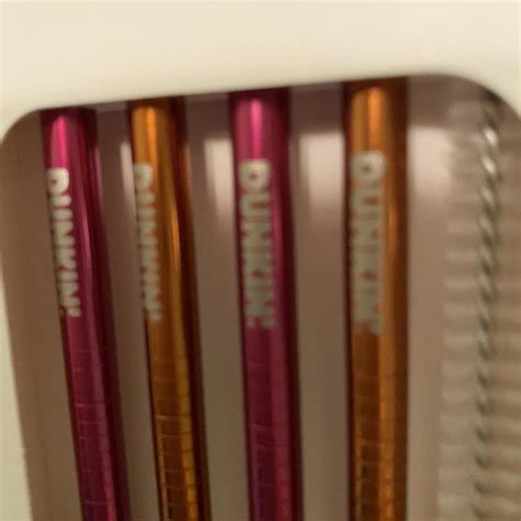 Brand New Dunkin Donuts Reusable Straws Depop