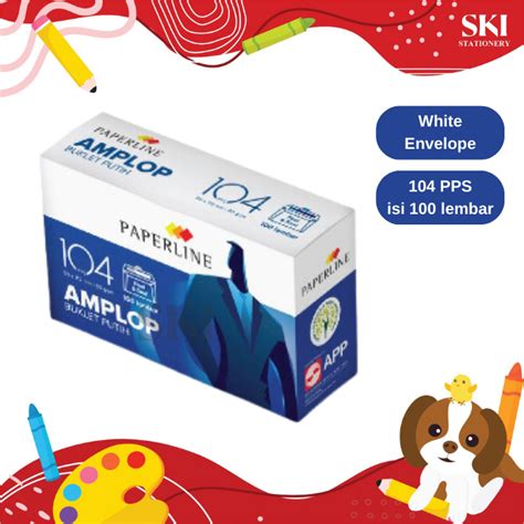 Jual Paperline Amplop Putih 104 Pps Ppl Amplop Kecil 104 Pps Shopee