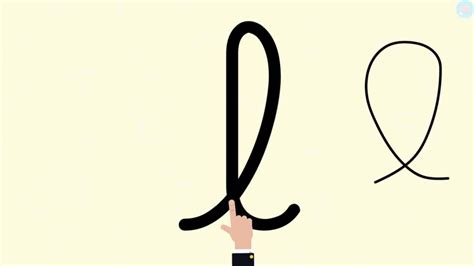Lécriture De La Lettre L En Minuscule Cursive Pour Les Classes De Cp