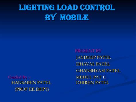 Dtmf Based Ppt Dtmf Base Micro Project 3 Ppt
