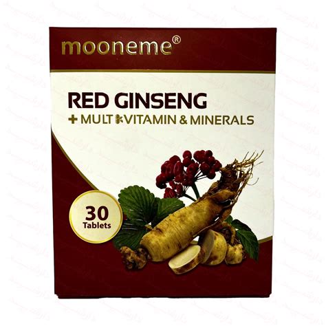 قرص رد جینسینگ مونم بسته 30 عددی