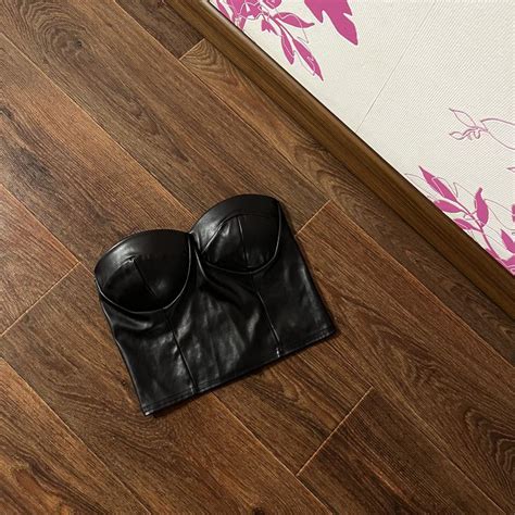 Кожаный топ корсет — цена 500 грн в каталоге Топы Купить женские вещи по доступной цене на Шафе