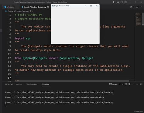 Pyqt6入门之创建窗口pyqt创建子窗口 Csdn博客
