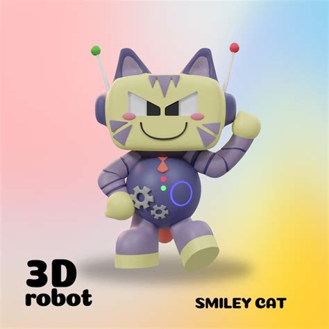 Robot Cat Model Psd High Quality Free Psd Templates For Download