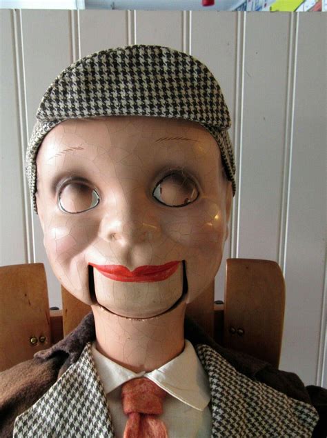 Antique 1930s Dapper Dan Ventriloquist Dummy Doll ~composite Head And