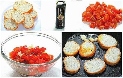 식전에 먹는 이탈리아 요리 브루스케타