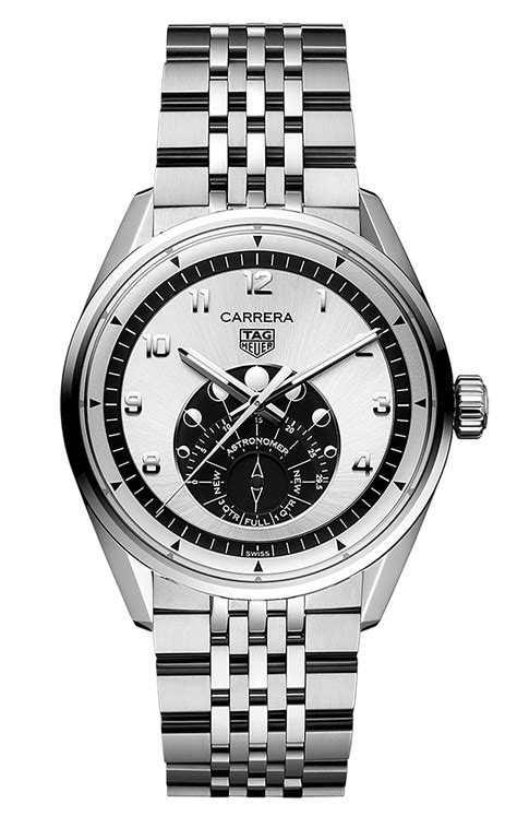 Tag Heuer Wbx2110 Ba0044 Carrera Astronomer Stainless Steel Silver