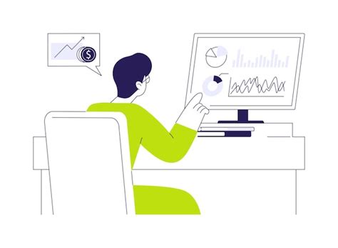 Premium Vector Stock Market Data Analysis Abstract Concept Vector