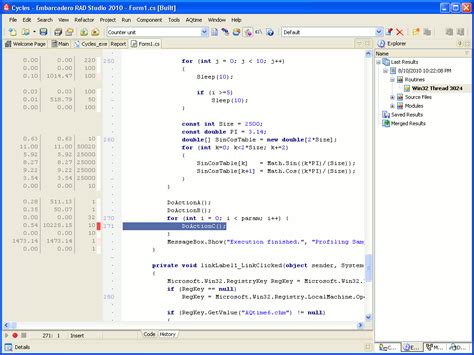 Performance Profiler Tutorial 4 Finding Bottlenecks Aqtime Documentation