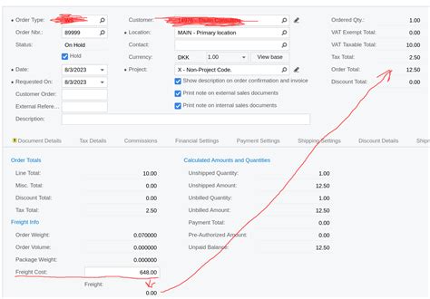 salesorder v3 freight not included in order tota visma community