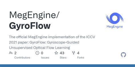 GitHub MegEngine GyroFlow The Official MegEngine Implementation Of The ICCV Paper