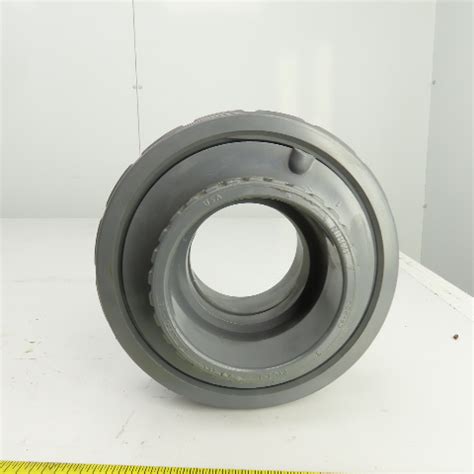 Nibco 3 Socket X Socket Pipe Union SCH80 Gray PVCI Pipe Fitting Bullseye Industrial Sales