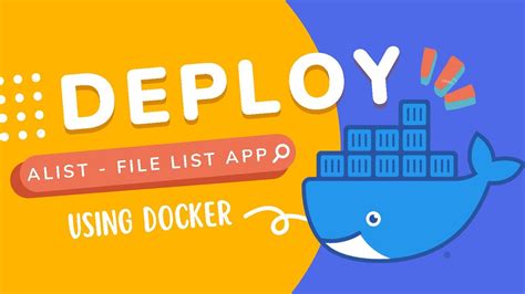 5 Mins Docker Series Using Docker Run To Deploy Alist A File Index