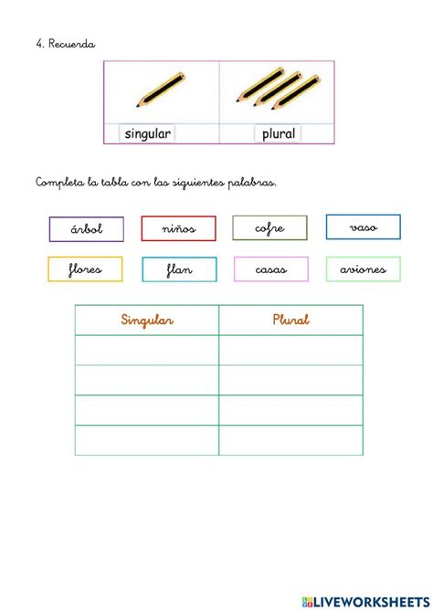 Lengua Online Exercise For 1º Live Worksheets Lengua Online Exercise For 1º Live Worksheets