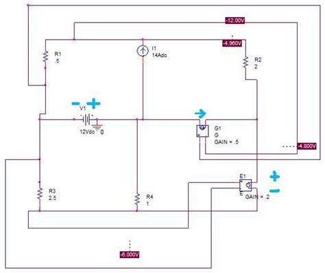 Help With Pspiceorcad Voltage Dependent Sources • Physics Forums