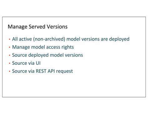 Productionzing Ml Model Using Mlflow Model Serving Ppt