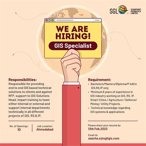 Scanpoint Geomatics Ltd On Linkedin Gis Hiring Joinourteam Sgl