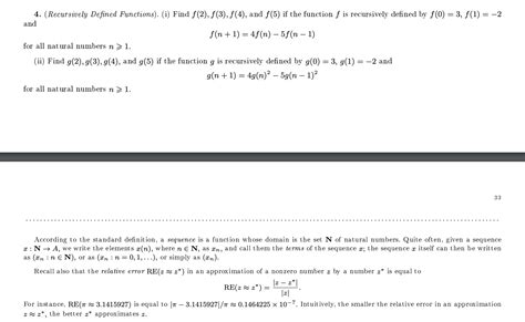 Solved Recursively Defined Functions I Find F Chegg