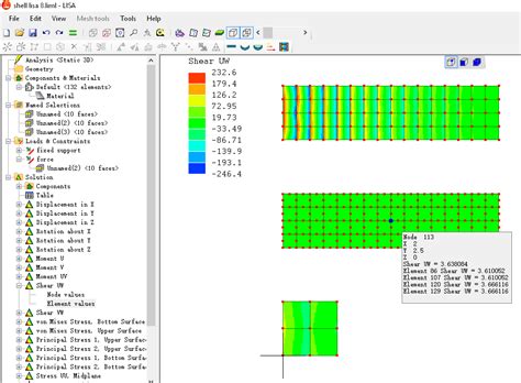 Shell Element Output Internal Forcestress Resultant — Forum