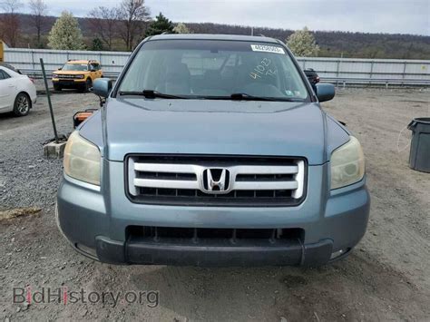 Report 2hkyf18606h507783 Honda Pilot 2006 Blue Gas Price And Damage