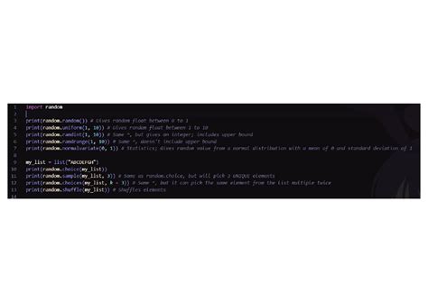 SOLUTION Python Programming Random Numbers Studypool