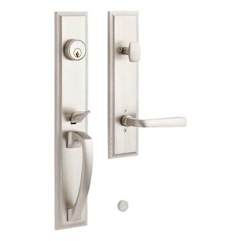 Aurick Solid Brass Entrance Door Set Lever Handle 2 38 Backset