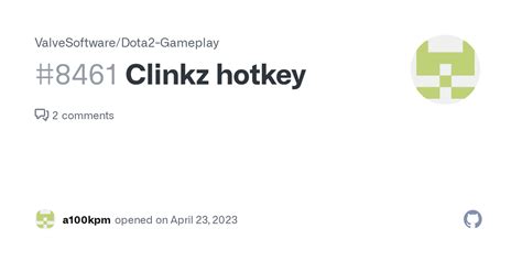 Clinkz Hotkey · Issue 8461 · Valvesoftwaredota2 Gameplay · Github