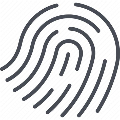 Bio Metric Fingerprint Identity Protection Scanner Security Touch Icon Download On