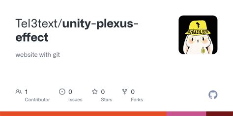 Github Tel3textunity Plexus Effect Website With Git