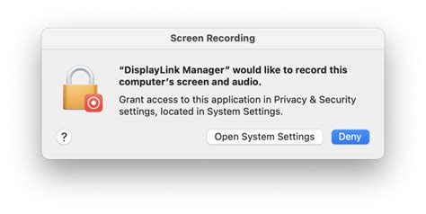 DisplayLink Manager App Installation Instructions For MacOS Ventura MacOS Sonoma MacOS