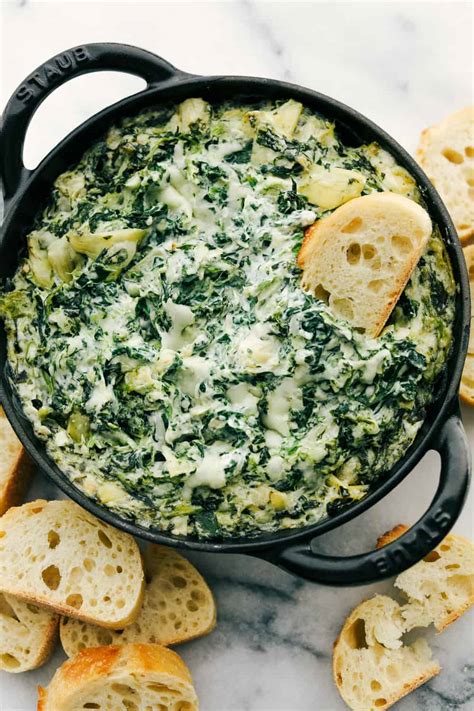 Healthy Spinach Artichoke Dip No Cream Cheese Healthy Food