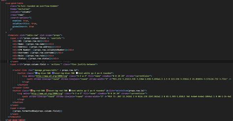 How To Search In Custom Html Templates Issue Xaksis Vue Good Table Github