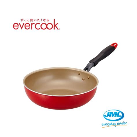 [jml Official] Evercook Frying Pan Non Stick Scratch Resistance Huge Depth Cookware 22cm