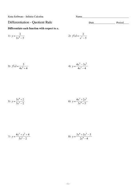 Calculus Pdf Download 171671 03 Quotient Rule