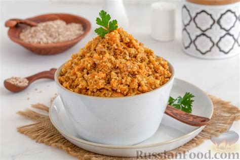 Рецепт: Пшеничная каша "Артек" с морковью и луком на RussianFood.com