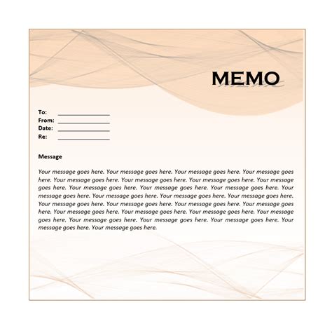 Free Memo Templates Excel Word Template