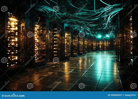 Futuristic Global Data Processing Center Infrastructure For Telecommunications And Internet
