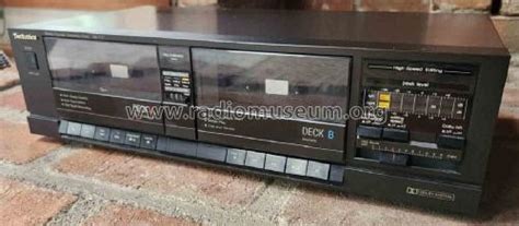 Stereo Double Cassette Deck RS T17 KM R Player Technics Brand Radiomuseum Org